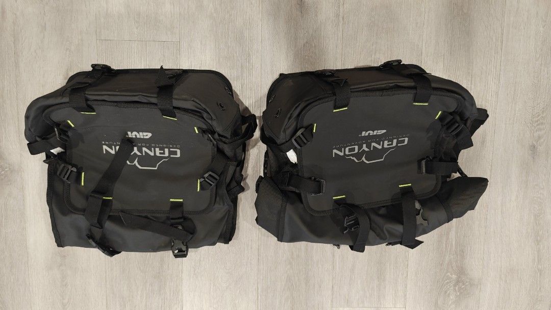 Givi side panniers and bracket, Motorcycles, Motorcycle Accessories on ...