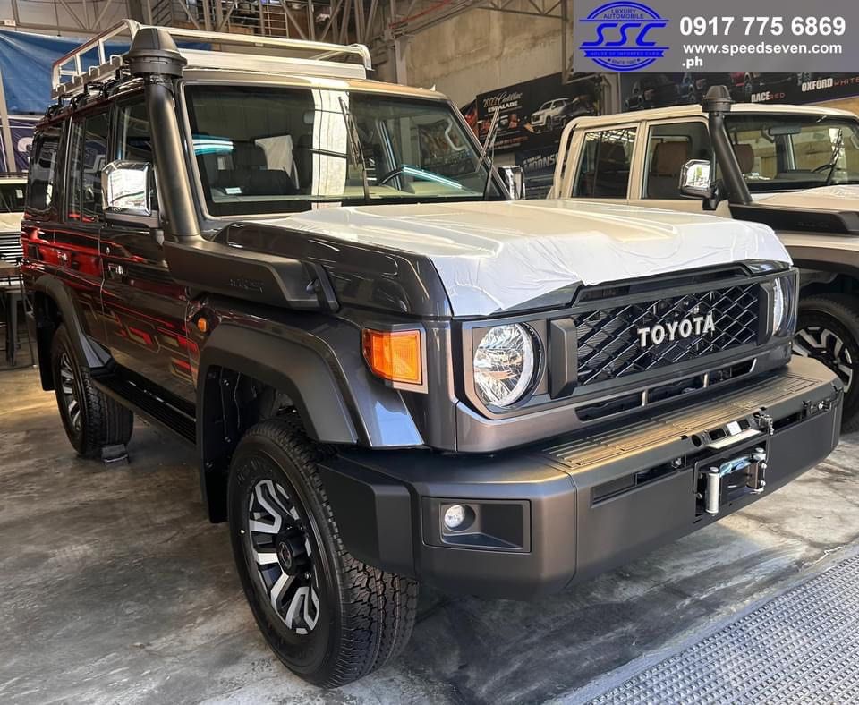 Gray 2024 Toyota LC76 Land Cruiser 76 Automatic Transmission AT Diesel ...