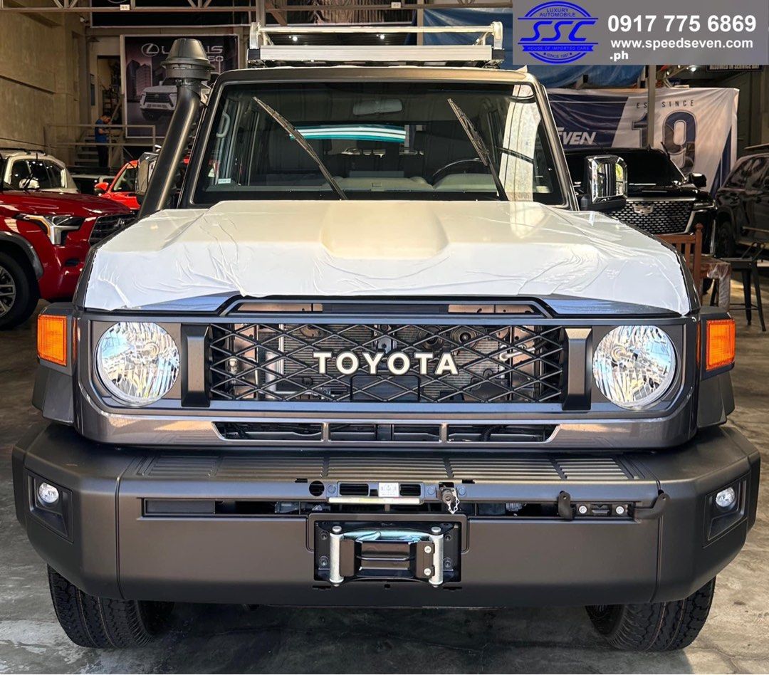 Gray 2024 Toyota LC76 Land Cruiser 76 Automatic Transmission AT Diesel ...