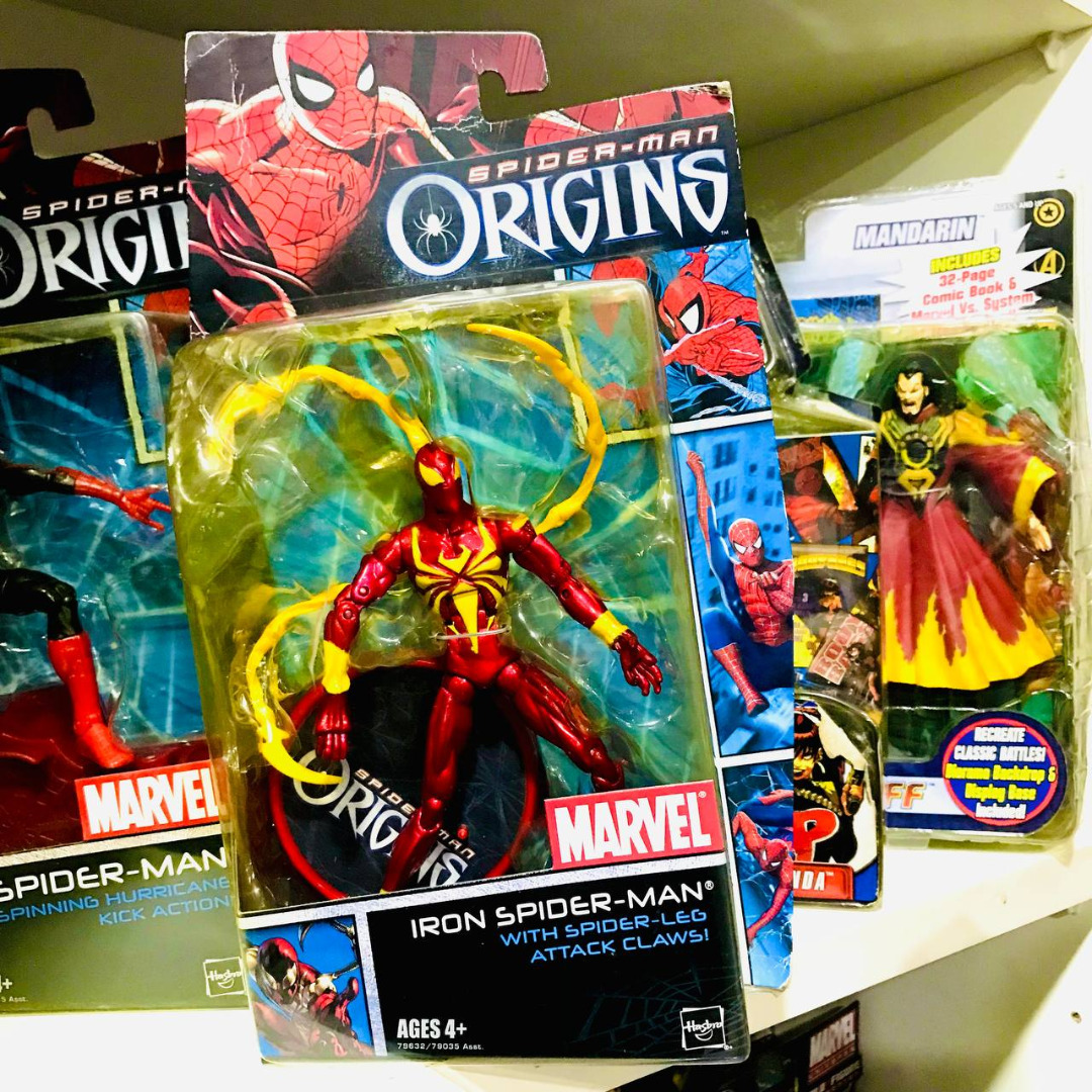 HASBRO SPIDER MAN ORIGINS SERIES IRON SPIDER MAN WITH SPIDER - LEG ...