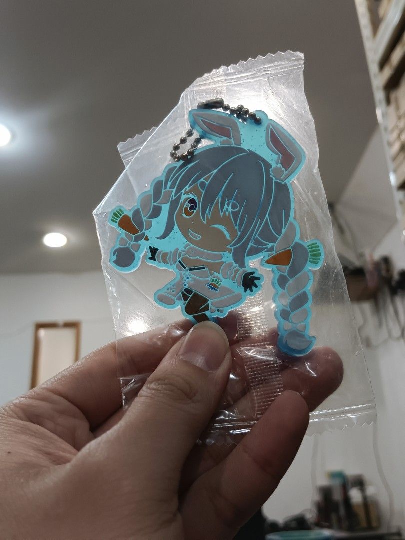 Hololive Usada Pekora Rubber Keychain, Hobbies & Toys, Collectibles ...