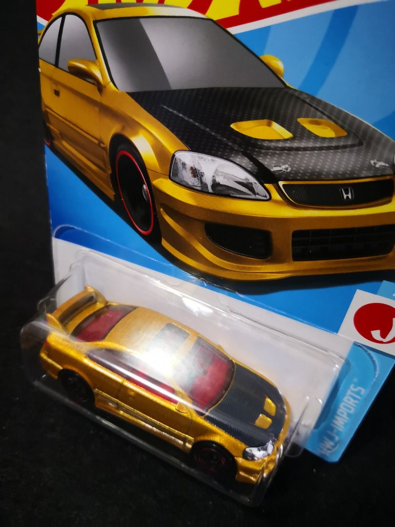 Hot Wheels Honda Civic Si Gold 2024, Hobbies & Toys, Toys & Games on Carousell