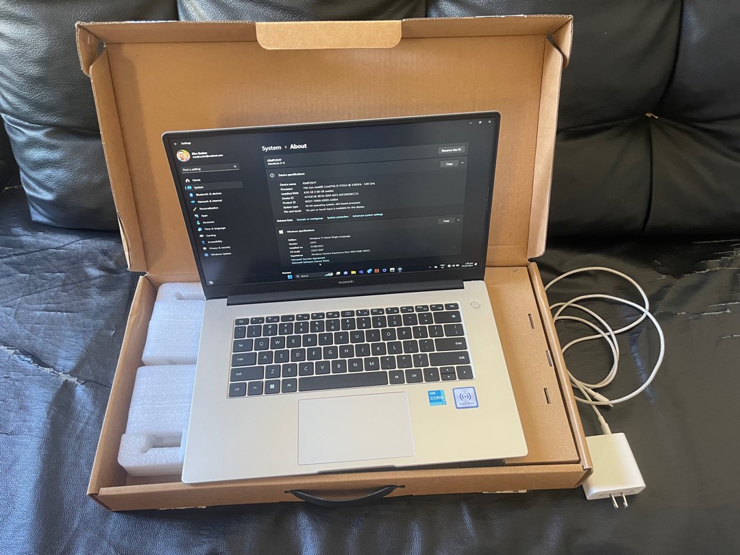 Huawei Matebook D15 (complete with box), Computers & Tech, Laptops ...