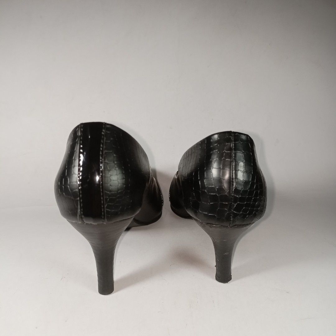 Itti & Otto original Leather heels 37,5 size women shoes, Fesyen Wanita ...