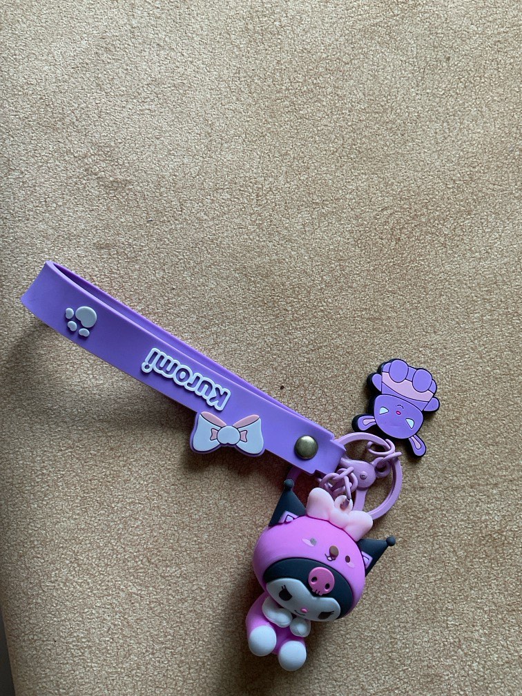 Kuromi key chain, Hobbies & Toys, Toys & Games on Carousell