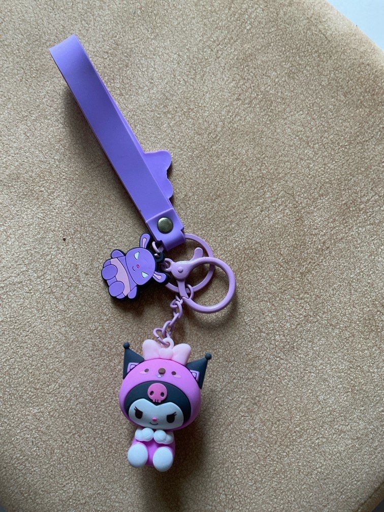 Kuromi key chain, Hobbies & Toys, Toys & Games on Carousell