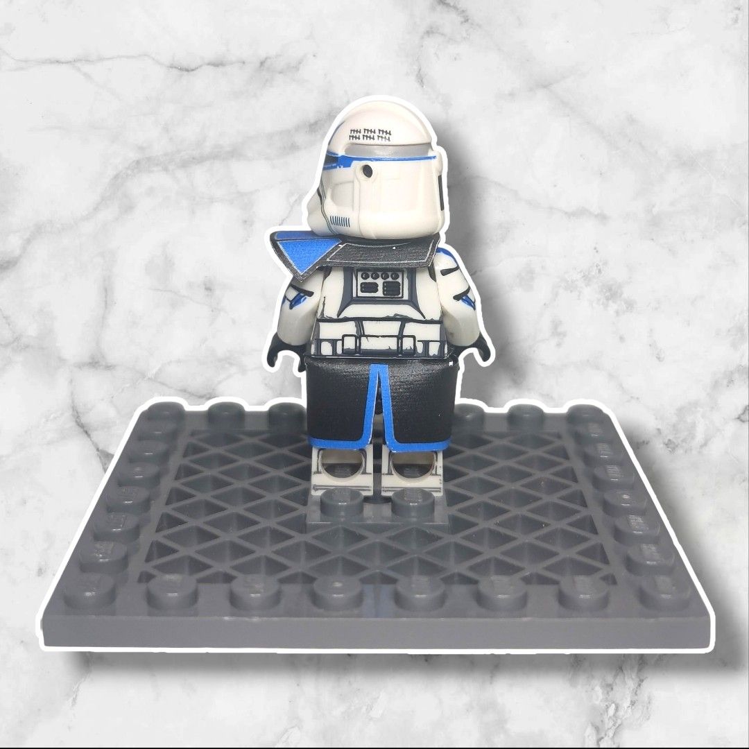 Lego Star Wars Custom Clone Trooper - RP2 Battle Damaged Captain Rex ...