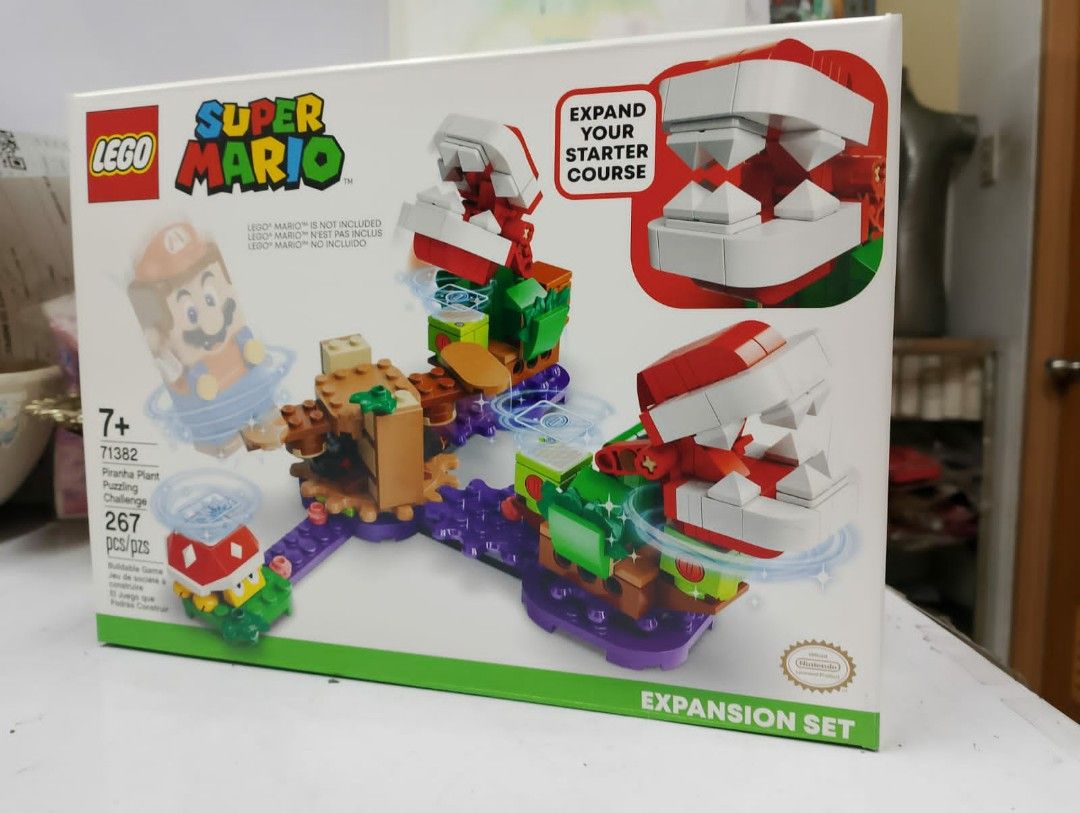 Lego Super Mario 71382 Piranha Plant Puzzling Challenge, Hobbies & Toys ...