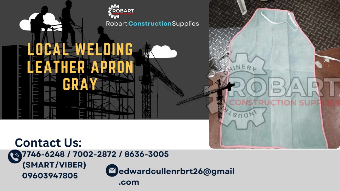 LOCAL WELDING LEATHER APRON GRAY, Commercial & Industrial, Construction ...