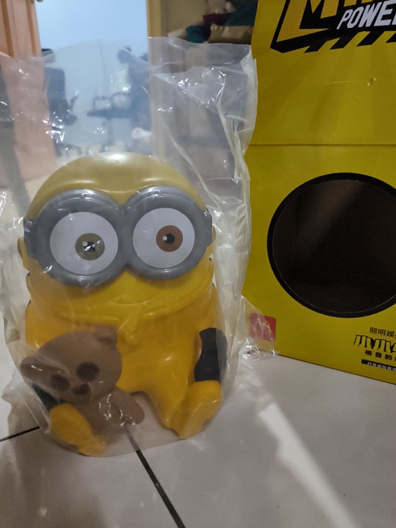 Minion Pop Corn Bucket, Hobbies & Toys, Toys & Games on Carousell