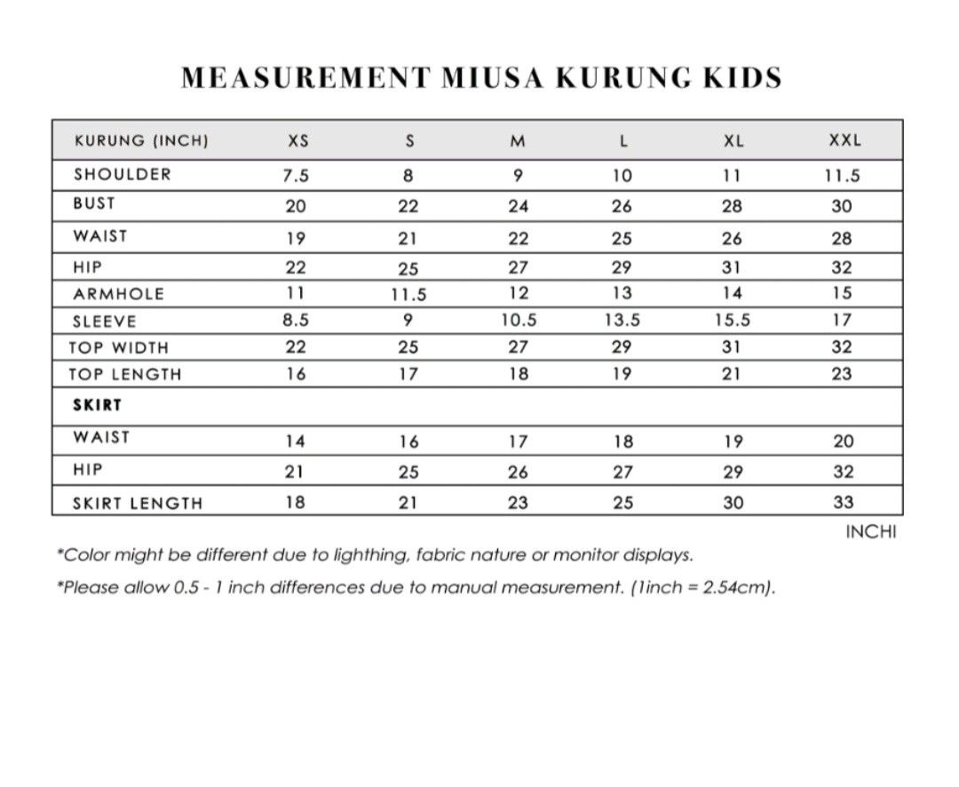 Miusa Kurung Kids, Babies & Kids, Babies & Kids Fashion on Carousell