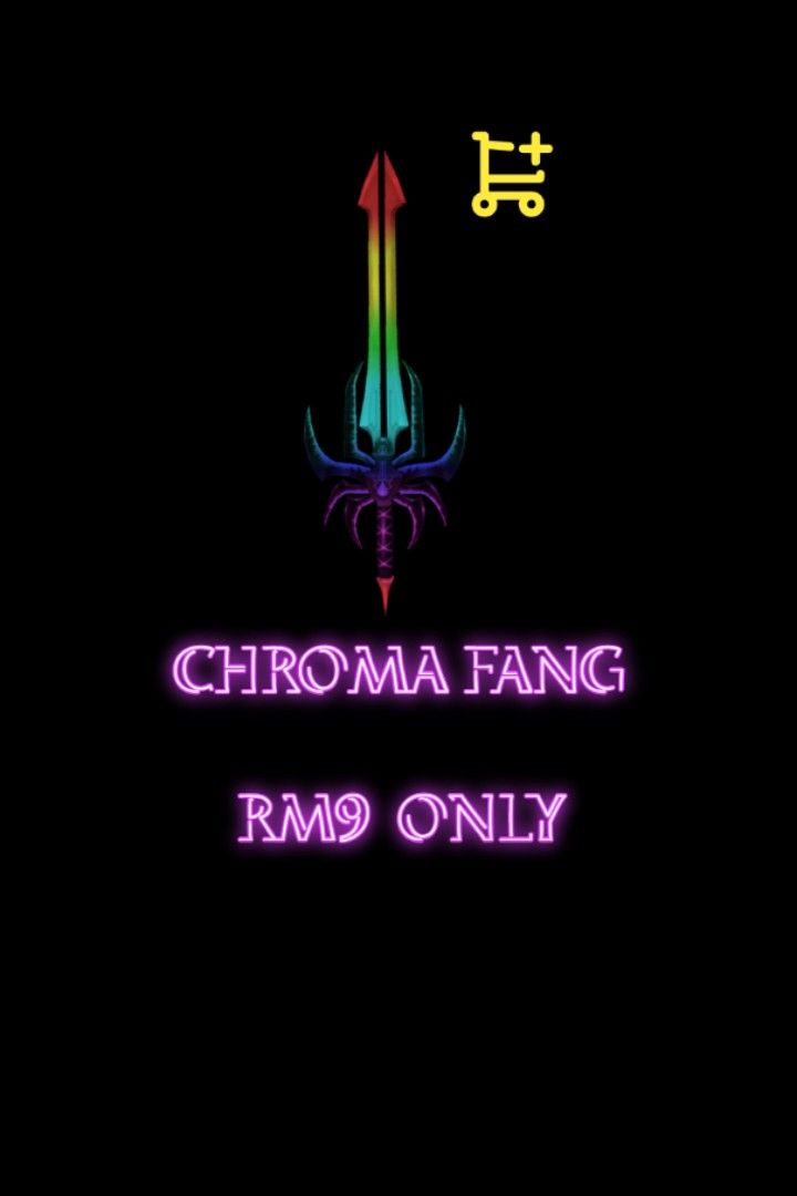 MM2 CHROMA FANG WEAPON, Video Gaming, Video Games, Others on Carousell