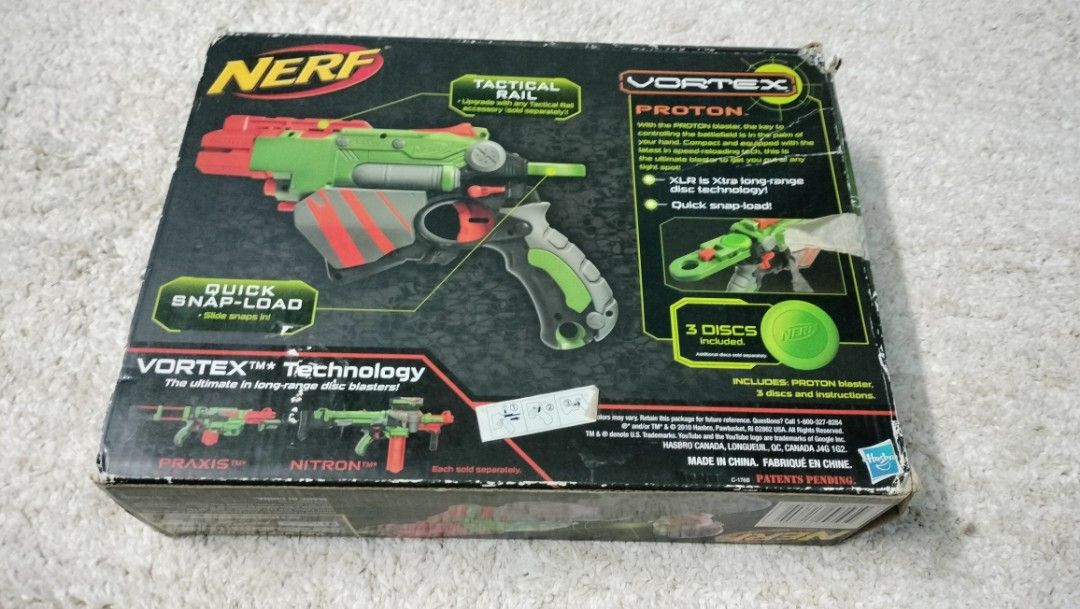 NERF VORTEX DISC BLASTER, Hobbies & Toys, Toys & Games on Carousell