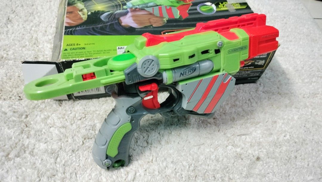 NERF VORTEX DISC BLASTER, Hobbies & Toys, Toys & Games on Carousell