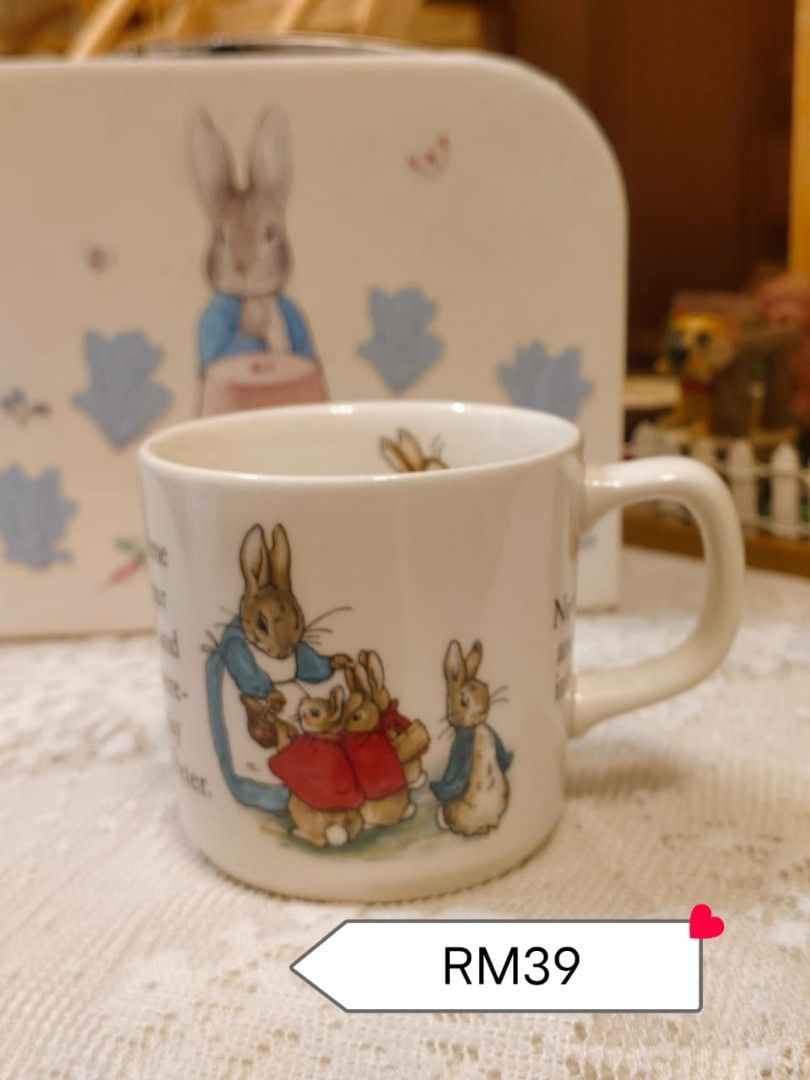 Original Wedgwood Peter Rabbit Ceramic Mugs, Furniture & Home Living, Kitchenware & Tableware ...