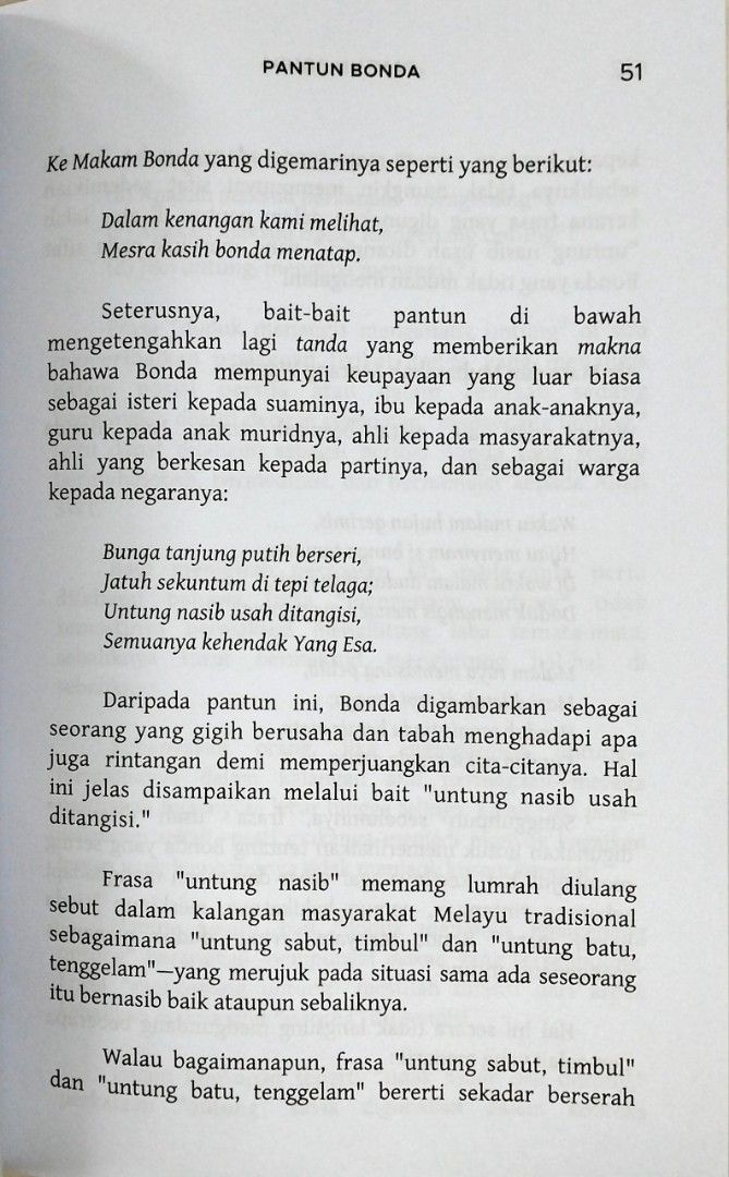 PANTUN BONDA : TANDA DAN MAKNA, Hobbies & Toys, Books & Magazines ...