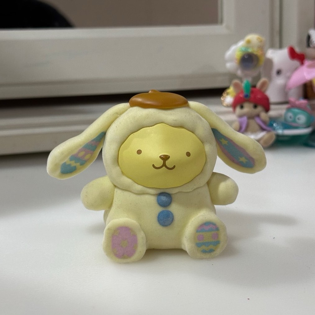 Pompompurin Easter Figurine, Hobbies & Toys, Toys & Games on Carousell