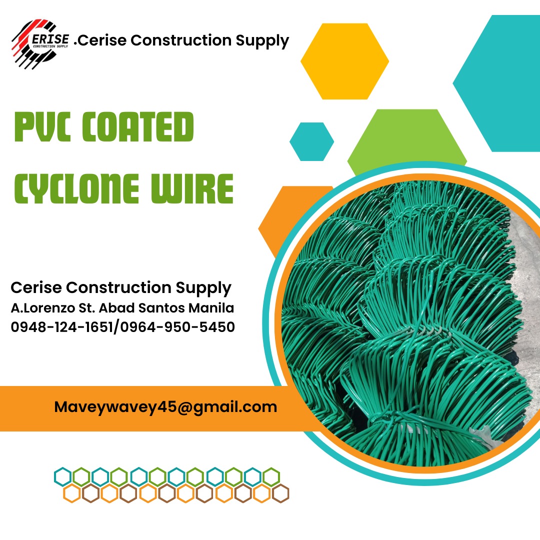 PVC Coated Cyclone Wire, Commercial & Industrial, Construction Tools ...