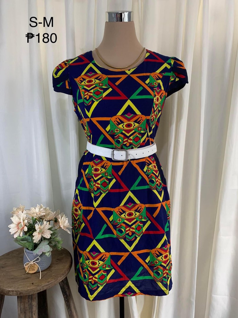 Rare Pattern Dress, Women's Fashion, Dresses & Sets, Dresses on Carousell