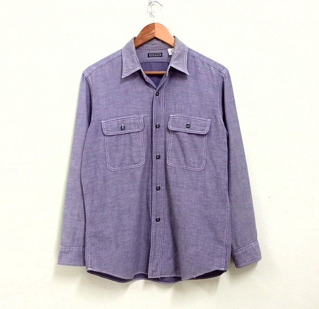 Ropes Japan Chambray Shirt, Men's Fashion, Tops & Sets, Tshirts & Polo ...