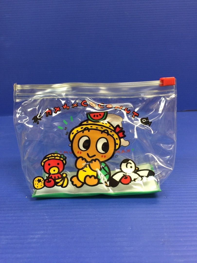 Sanrio KappaRumba 河童1990年輕便旅行護膚品收納小樽小瓶鏡子連拉鍊袋, 其他, 其他 - Carousell