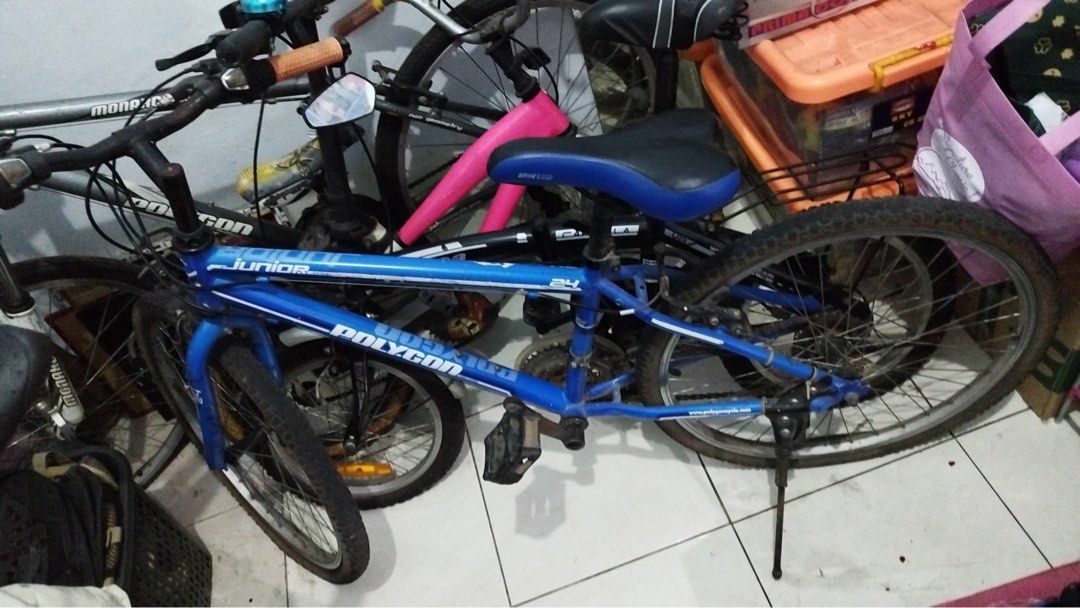 Sepeda Polygon Biru Ban 24”, Olah Raga, Sepeda di Carousell