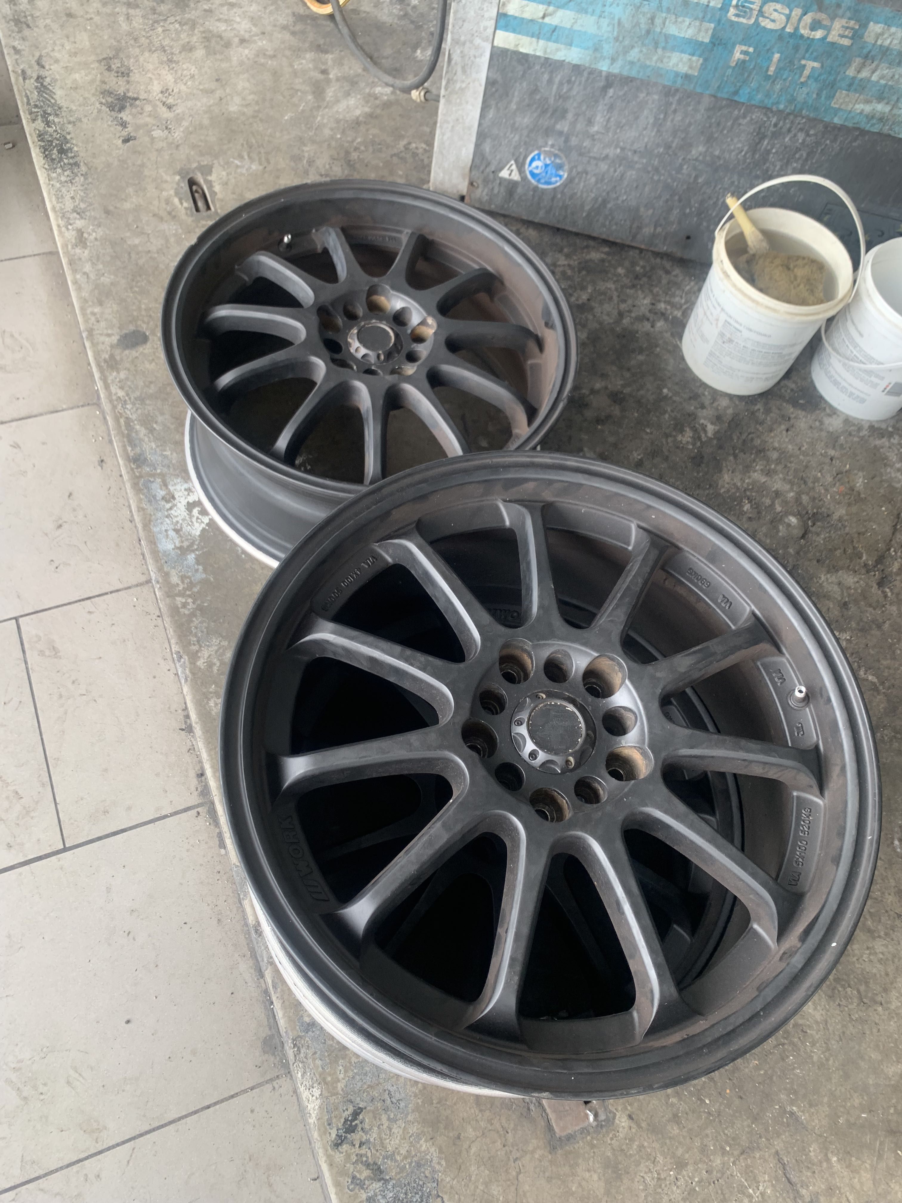 Ssw rim 17 inch 215 45 17 with tyres, Auto Accessories on Carousell