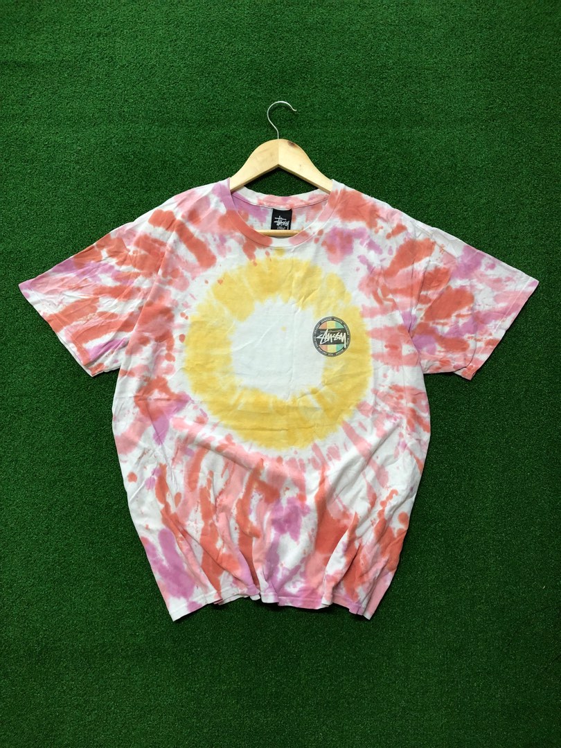 Stussy Rasta Tye Dye, Men's Fashion, Tops & Sets, Tshirts & Polo Shirts ...