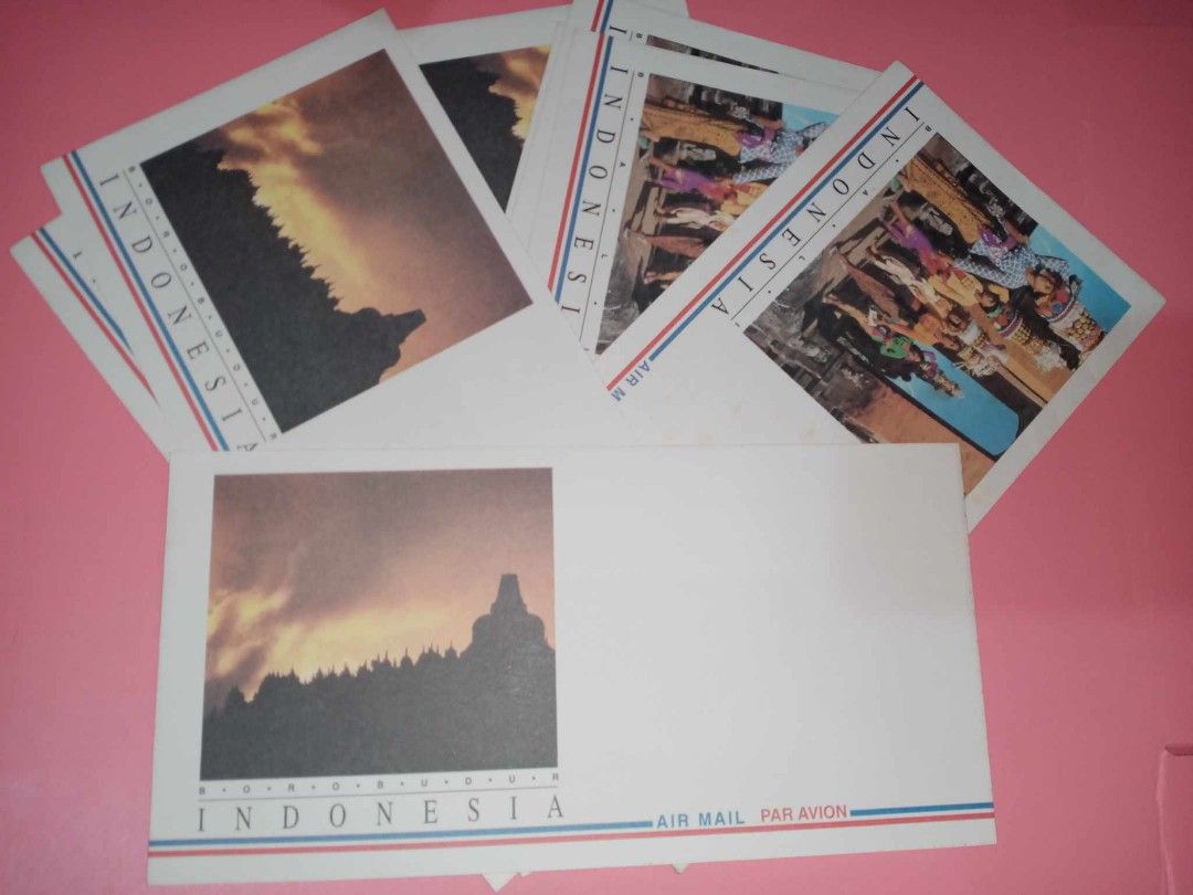 [TAKE ALL] Indonesia Bali and Borobudur Air Mail Par Avion Mailing ...