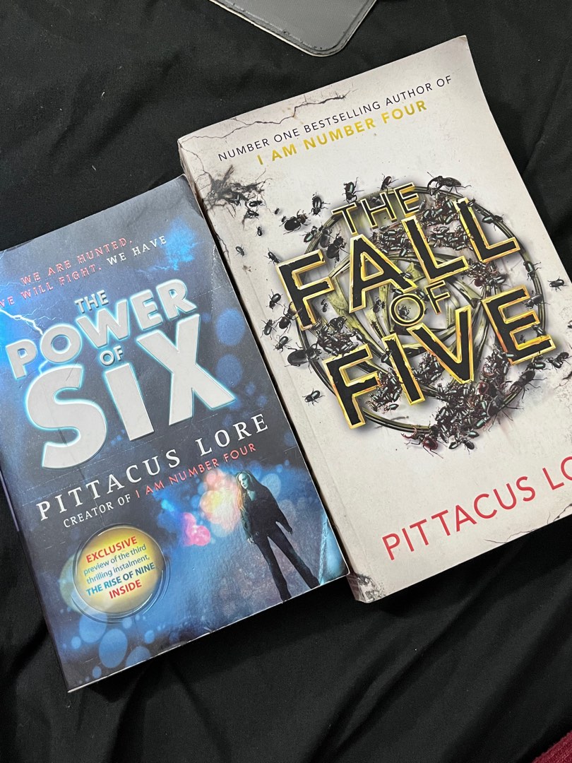 The Fall of Five & The Power of Six by Pittacus Lore, Hobbies & Toys ...