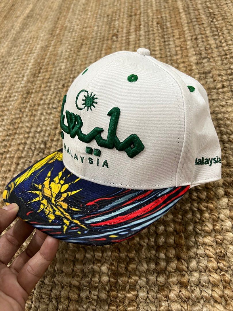 Topi Malaysia tulisan jawi, Men's Fashion, Watches & Accessories, Cap ...