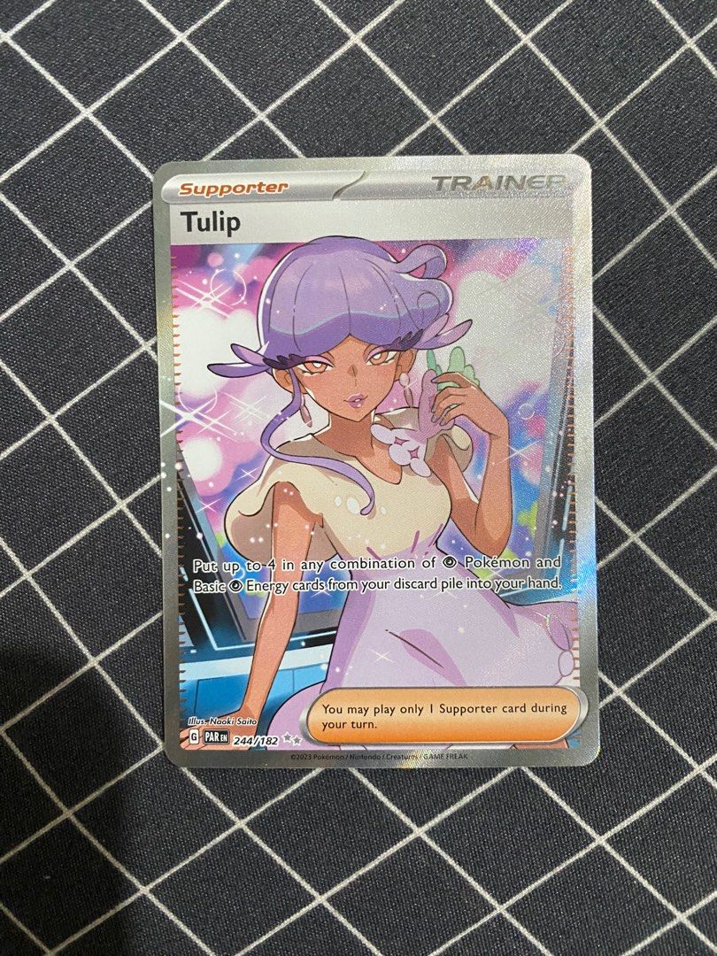 Tulip Full Art - Pokemon Paradox Rift, Hobbies & Toys, Toys & Games on ...