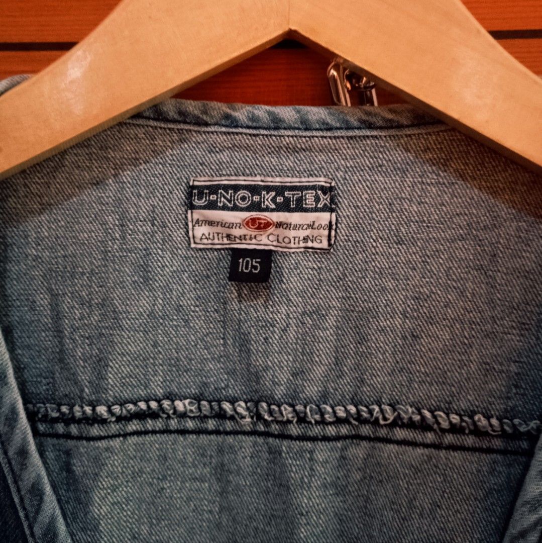 Vest Tactical Second Denim, Fesyen Pria, Pakaian , Atasan di Carousell