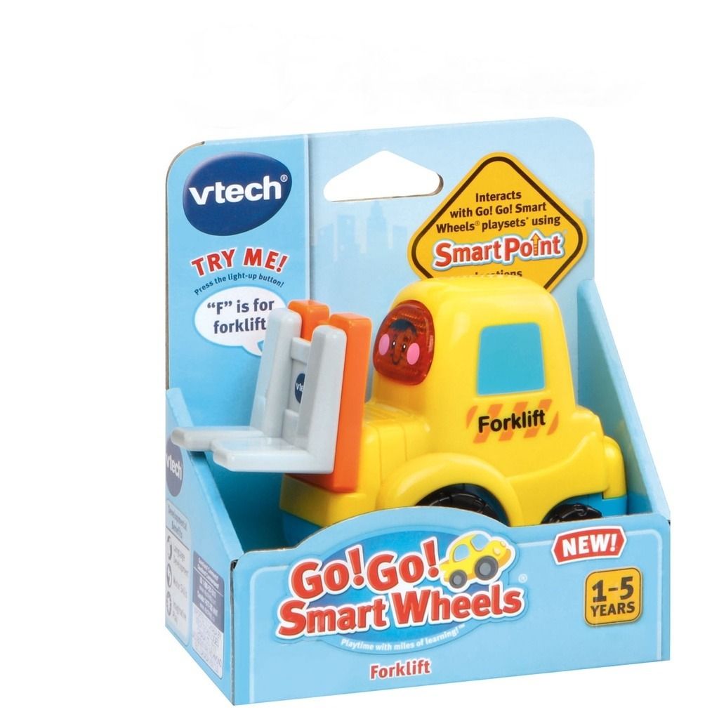 VTech Go! Go! Smart Wheels Forklift Music Lights Vehicle Toys Early ...