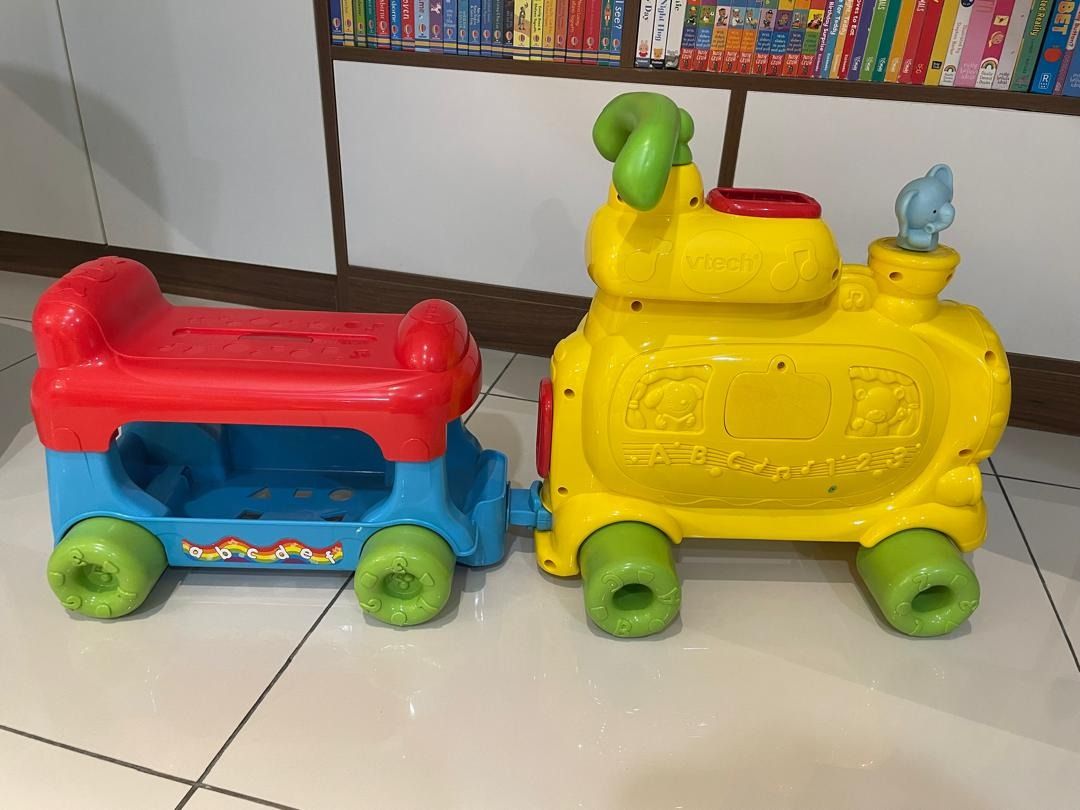 VTech Push and Ride Alphabet Train, Babies & Kids, Infant Playtime on ...