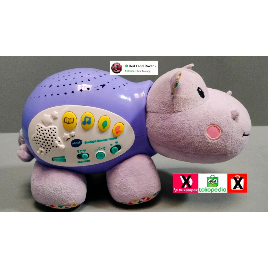 Vtech Sensory Starlight Hippo, Bayi & Anak, Mainan & Baby Walker di ...