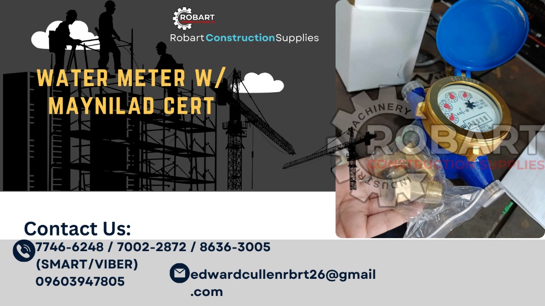 Water Meter with Maynilad Cert Brass, Commercial & Industrial ...