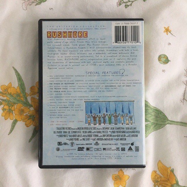 rushmore criterion dvd