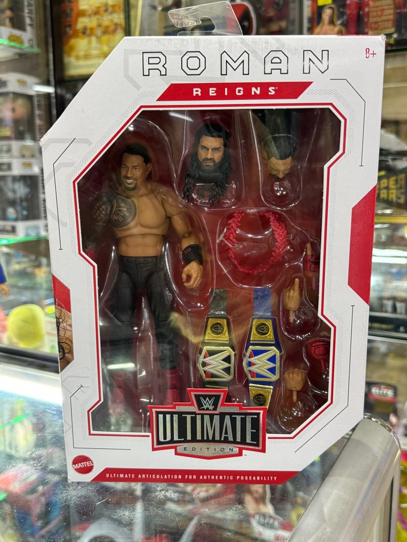 WWE Mattel Ultimate Edition Roman Reigns, Hobbies & Toys, Toys & Games ...