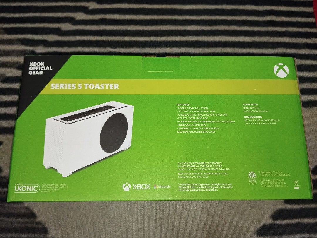 Xbox Series S Toaster, Video Gaming, Video Game Consoles, Xbox on Carousell