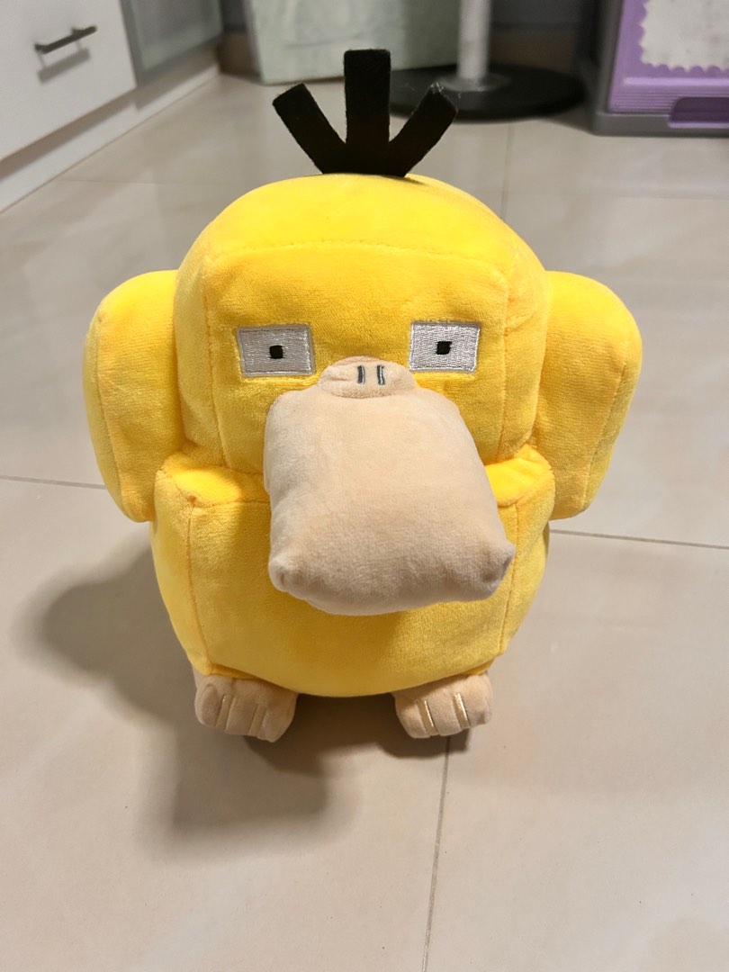 25cm Blocky Psyduck Pokémon soft toy!, Hobbies & Toys, Toys & Games on ...