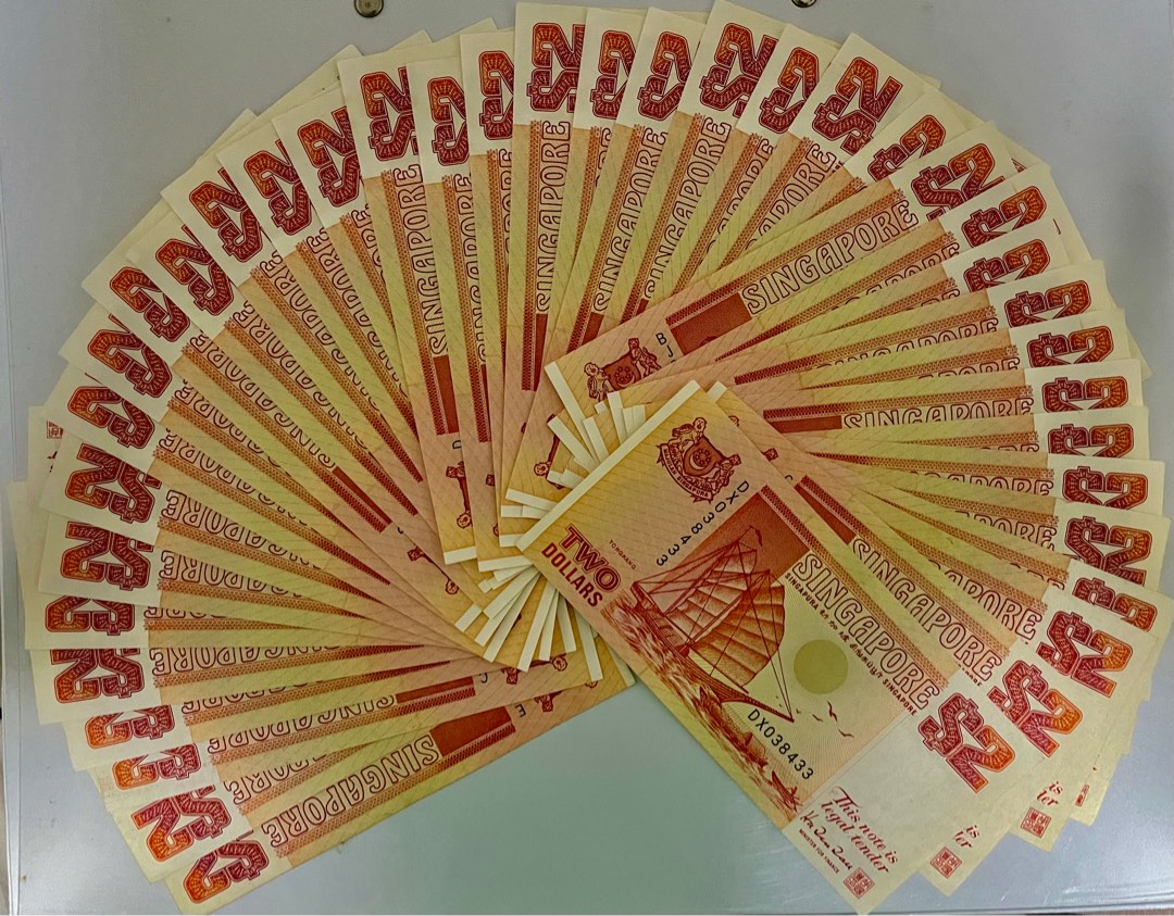 $2 Ship Series Orange Banknotes 38pcs, Hobbies & Toys, Memorabilia ...