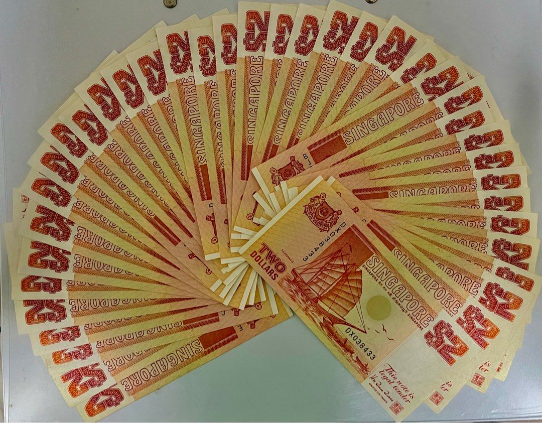 $2 Ship Series Orange Banknotes 38pcs, Hobbies & Toys, Memorabilia ...