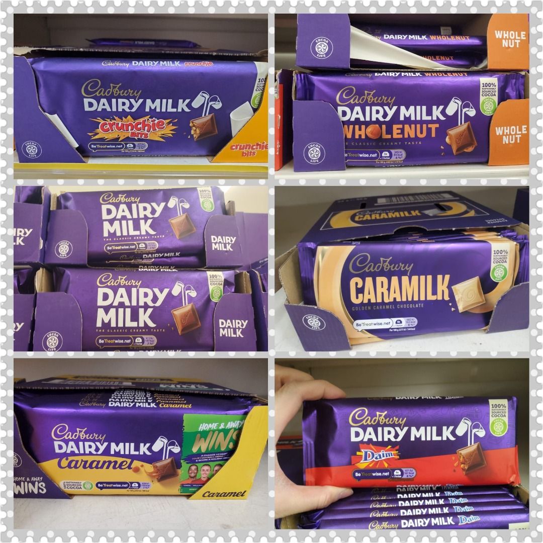 英國直送/ 英國代購/ pre order - Cadbury Crunchie/ Dairy Milk/ Wholenut ...