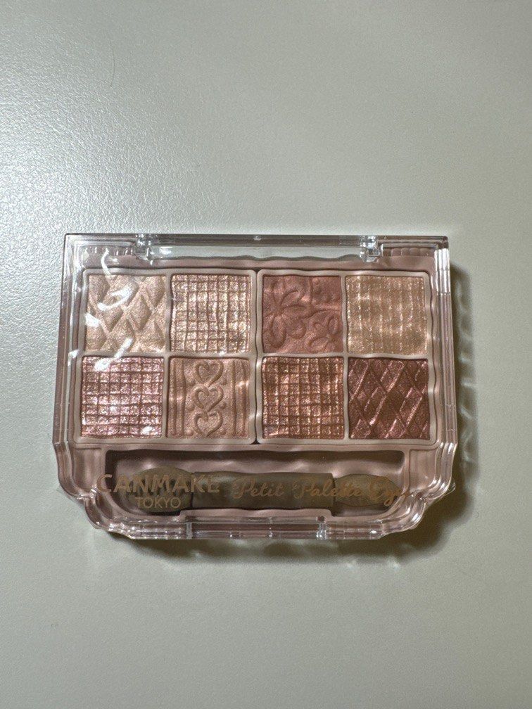 日本 CANMAKE 最新奇蹟美 8色眼影盤 八色眼影盤 小巧眼影調色盤 眼影盤 02, 香水、美妝、保養, 臉部彩妝、保養與清潔, 化妝品在旋轉拍賣