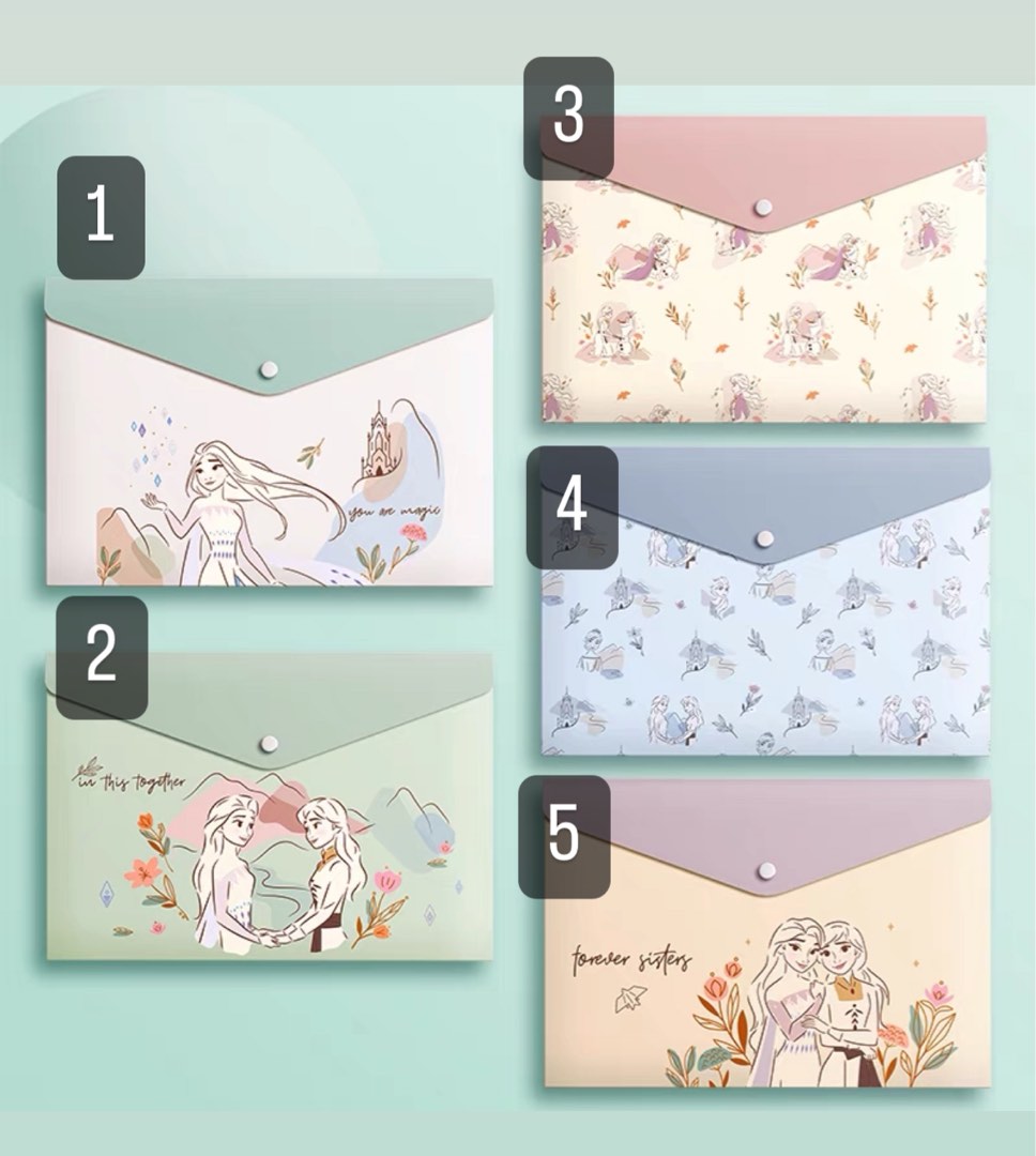 A4 Disney file in 10 designs, Hobbies & Toys, Stationery & Craft ...