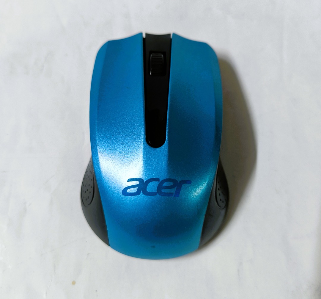 Acer 2.4G Wireless Optical Mouse 無線光學滑鼠 人體工學曲線設計 即插即用 RF2.4G (1600 DPI ...