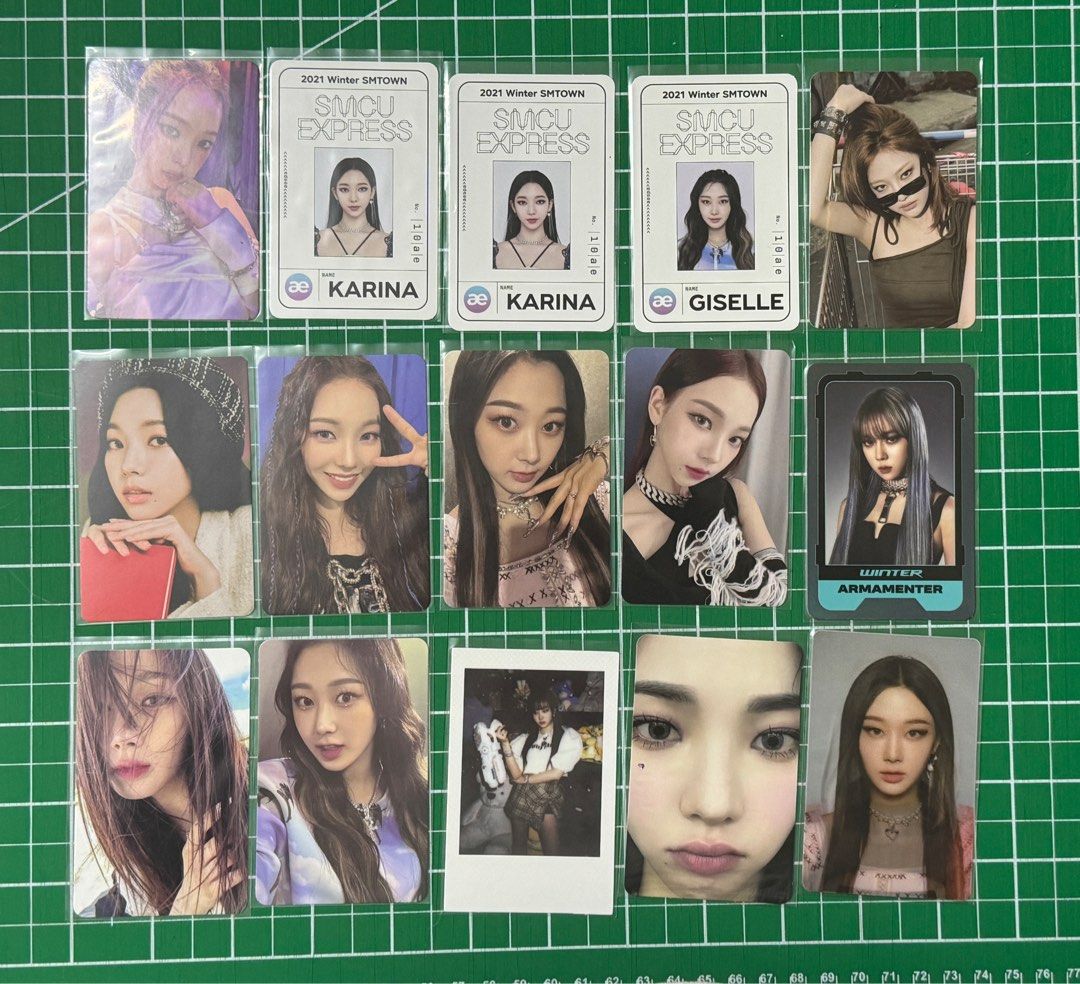 aespa photocard, 興趣及遊戲, 收藏品及紀念品, 韓流 - Carousell
