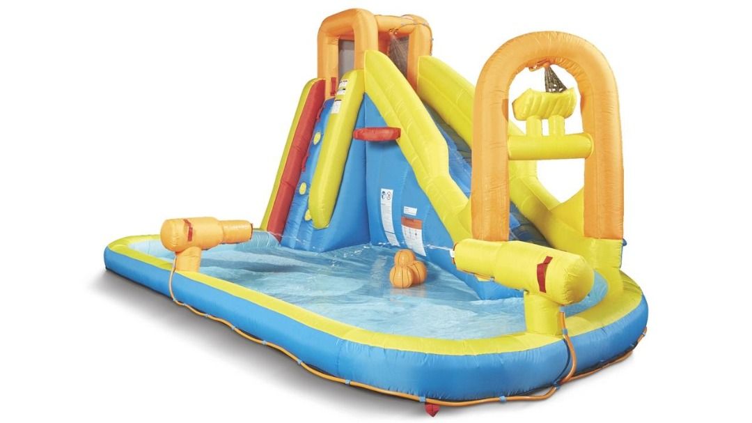 Aldi Big Air inflatable Water Park, 220 Volts, 50Hz, Hobbies & Toys ...