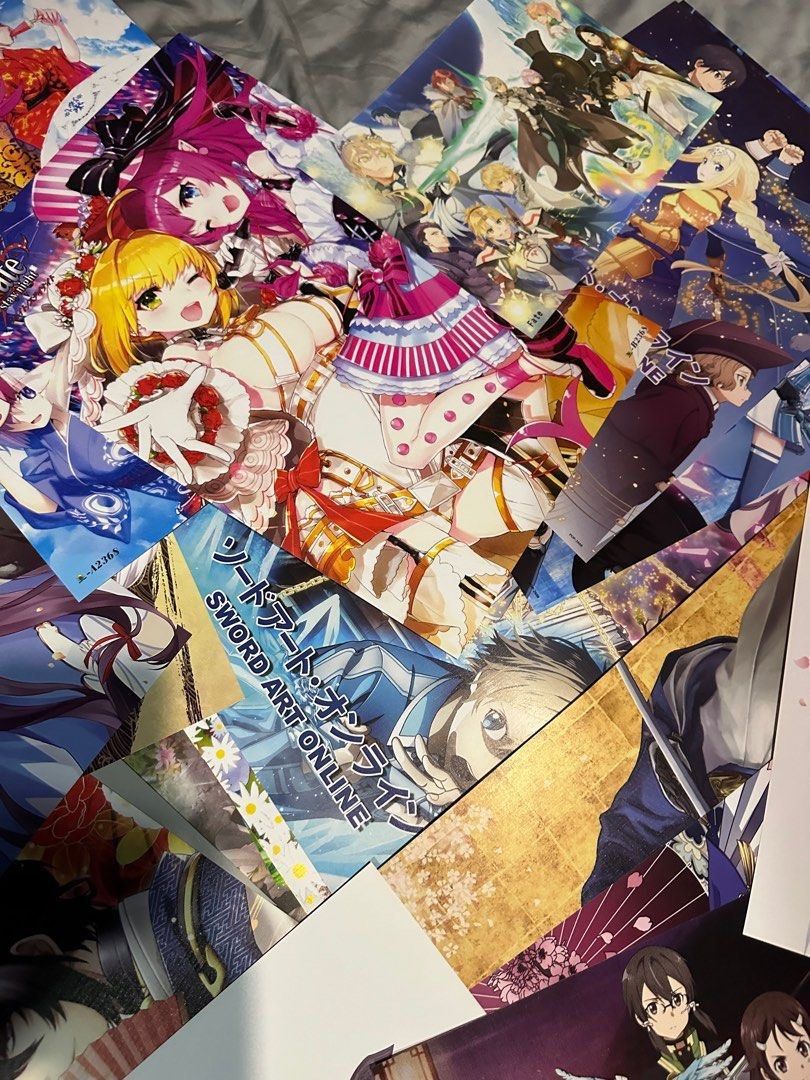 Assorted A3 Anime Posters (ALL FOR $2), Hobbies & Toys, Memorabilia ...